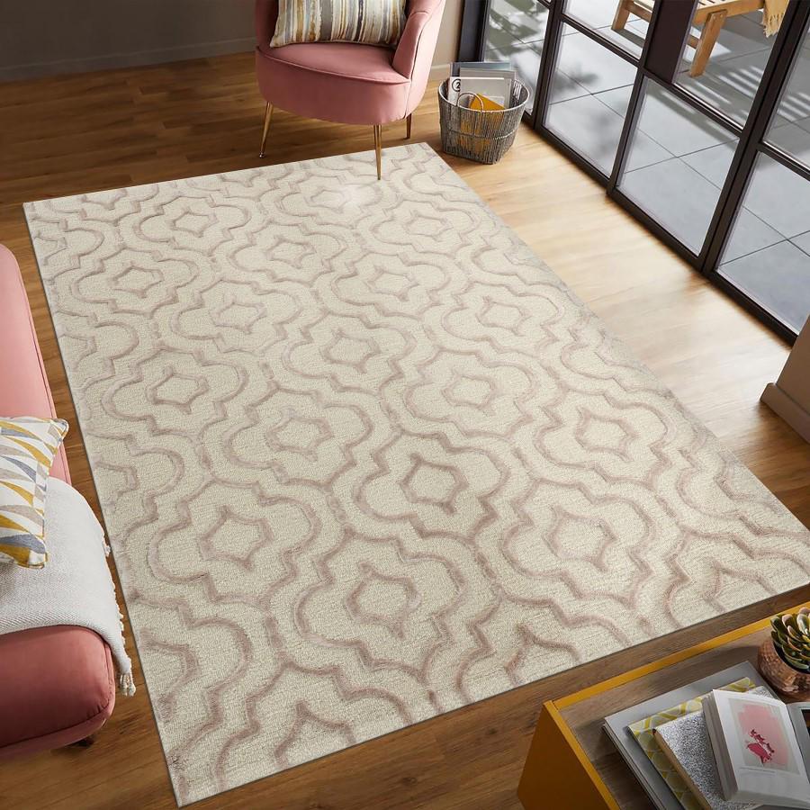 Lineation LIN-15 Ivory Rug & Hand Tufted|Saraswati Global