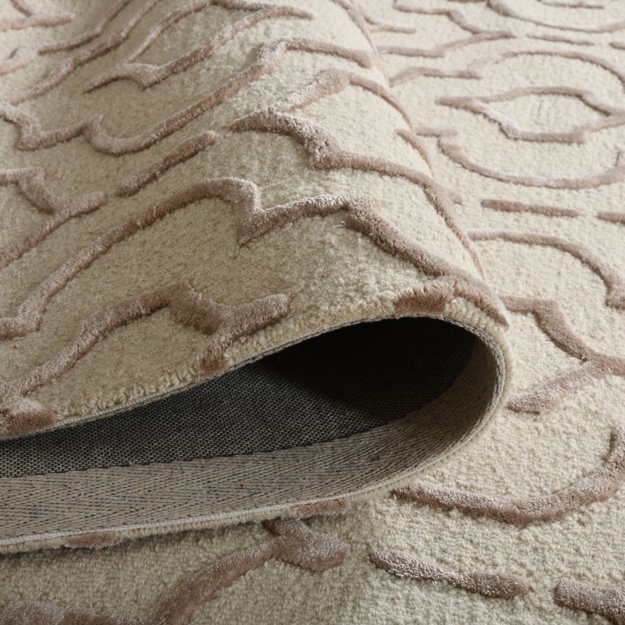 Lineation LIN-15 Ivory Rug & Hand Tufted|Saraswati Global