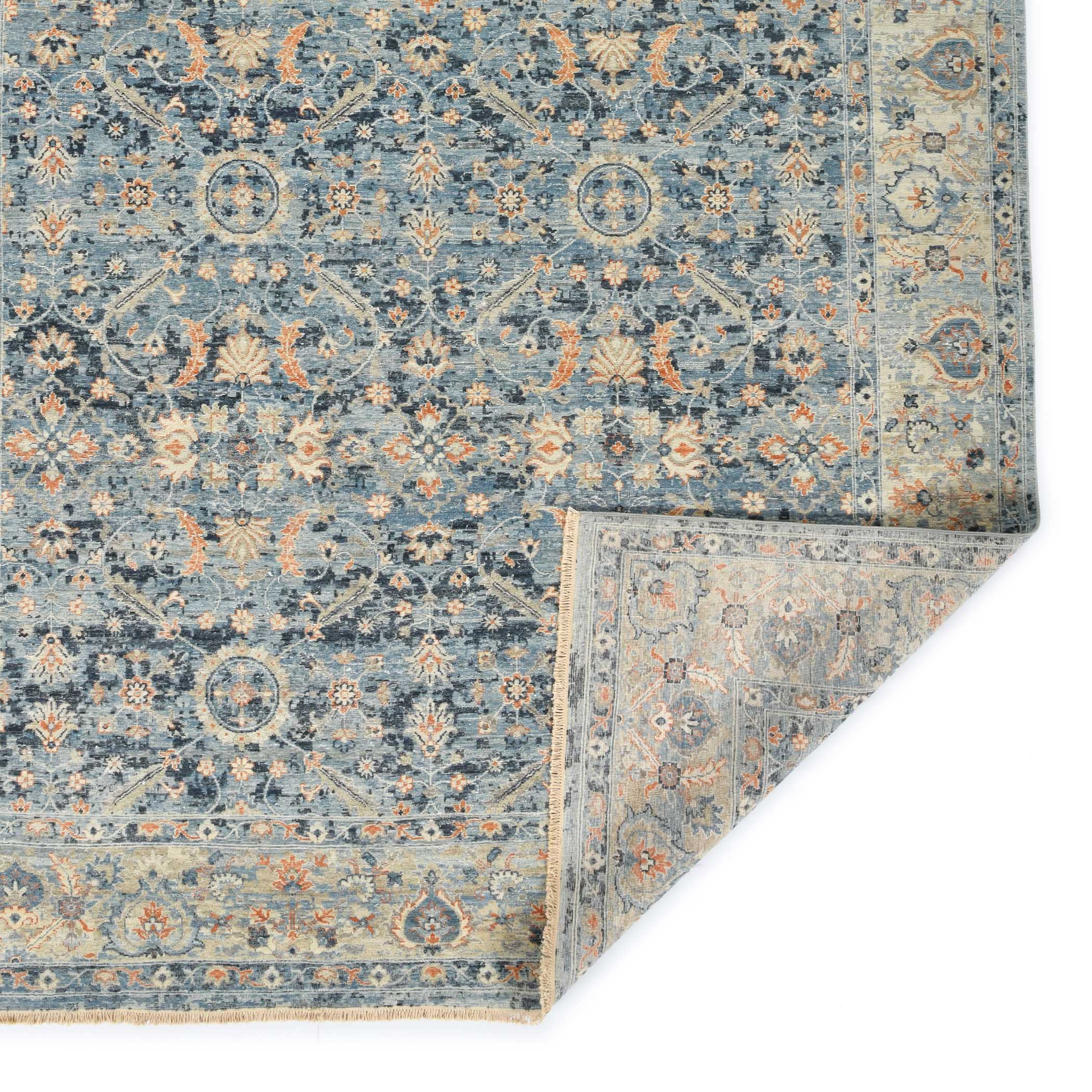 Milano MIL-24 Blue Rug & Hand Knotted|Saraswati Global