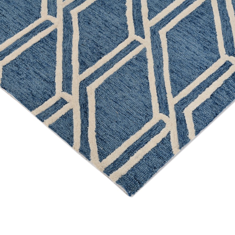 Vista VIS-25 Royal Blue Rug & Hand Tufted|Saraswati Global