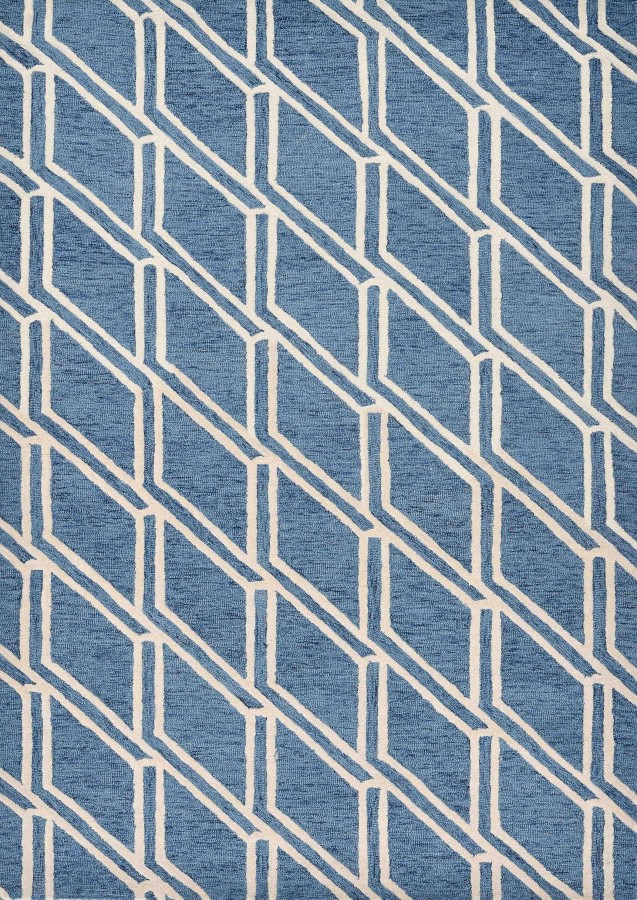 Vista VIS-25 Royal Blue Rug & Hand Tufted|Saraswati Global