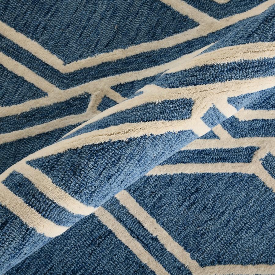 Vista VIS-25 Royal Blue Rug & Hand Tufted|Saraswati Global