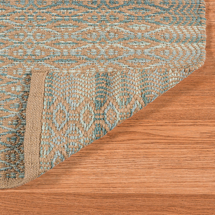 ZOL-5 Sky Blue Rug – Elegant & Hand Tufted|Saraswati Global