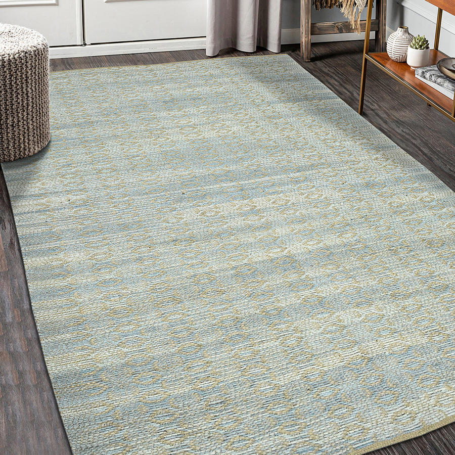 ZOL-5 Sky Blue Rug – Elegant & Hand Tufted|Saraswati Global