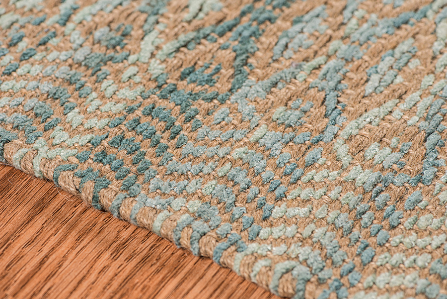ZOL-5 Sky Blue Rug – Elegant & Hand Tufted|Saraswati Global