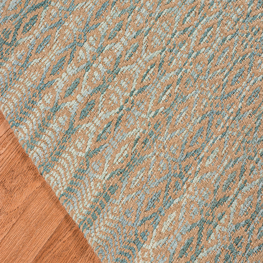 ZOL-5 Sky Blue Rug – Elegant & Hand Tufted|Saraswati Global